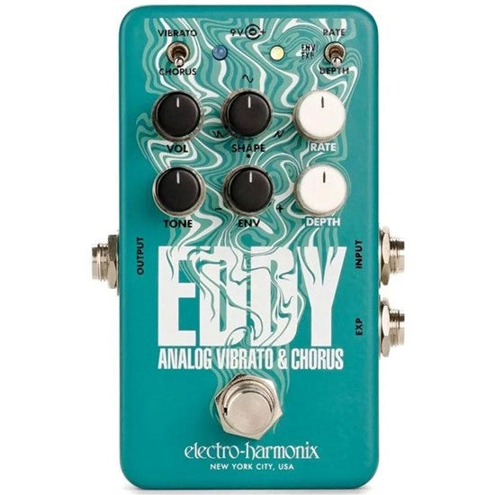 Electro Harmonix EHX Eddy Chorus/Vibrato Pedal – The Guitar Shop