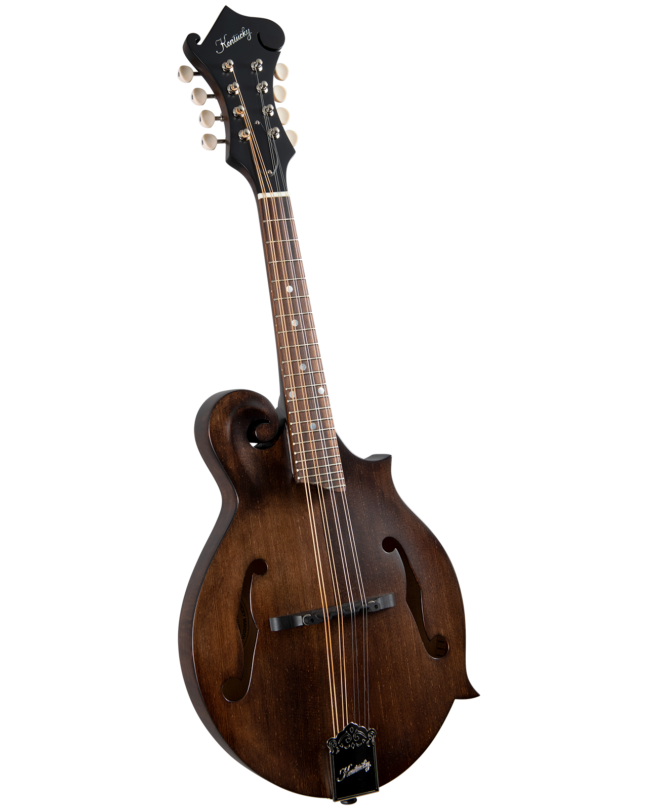 Kentucky KM-606 Standard F-Model Mandolin – Satin Brown – The Guitar Shop